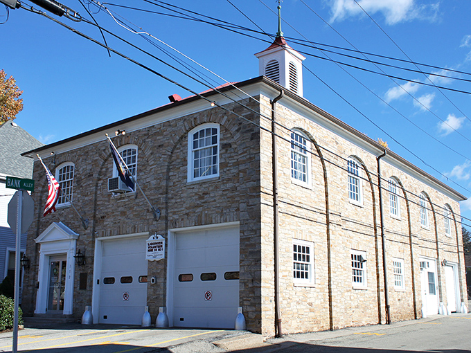 Ligonier's Volunteer Hose Company: where historic architecture meets modern heroism in a building too handsome to be called a firehouse.