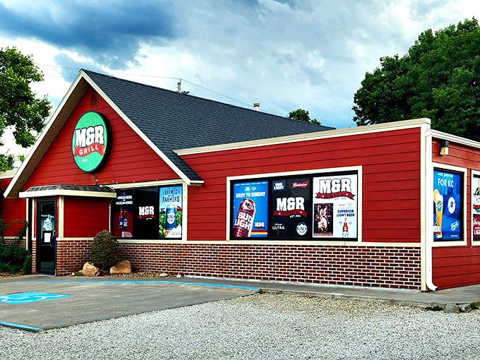 The bright red M&R Grill looks like it was plucked from a Norman Rockwell painting&mdash;complete with comfort food that doesn't require a second mortgage.