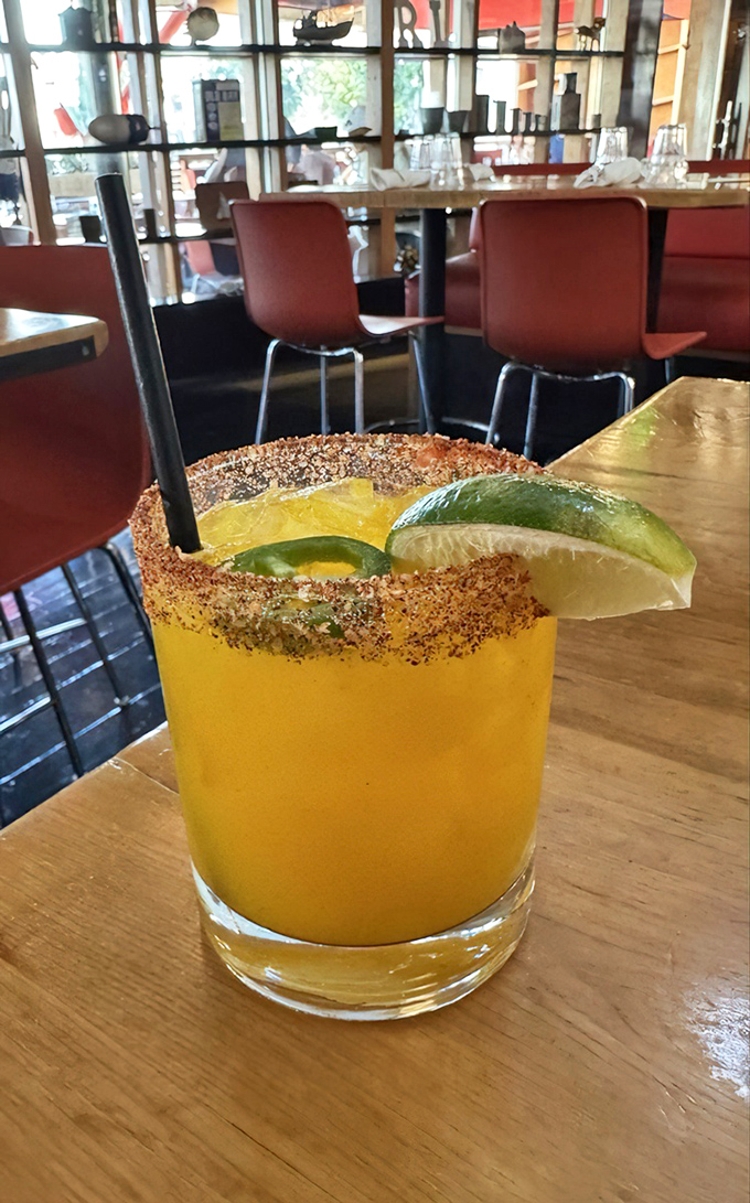 The rim of this cocktail is seasoned better than most entire meals elsewhere. Bright, punchy, and exactly what you want while contemplating another dozen oysters.