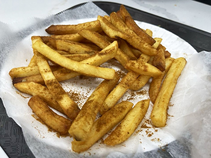 These aren't your average fries &ndash; they're masala fries. The spice-dusted exterior hides a perfectly fluffy interior. Ketchup need not apply.