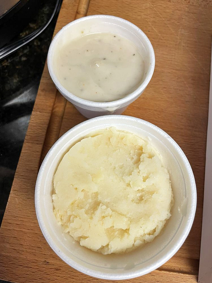 Mashed potatoes and gravy&mdash;comfort food that doesn't need to explain itself or apologize for being absolutely wonderful.