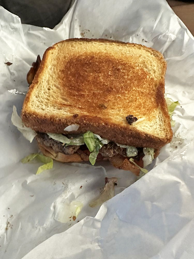 The patty melt&mdash;where bread meets beef in a relationship so perfect it should have its own romance novel cover.