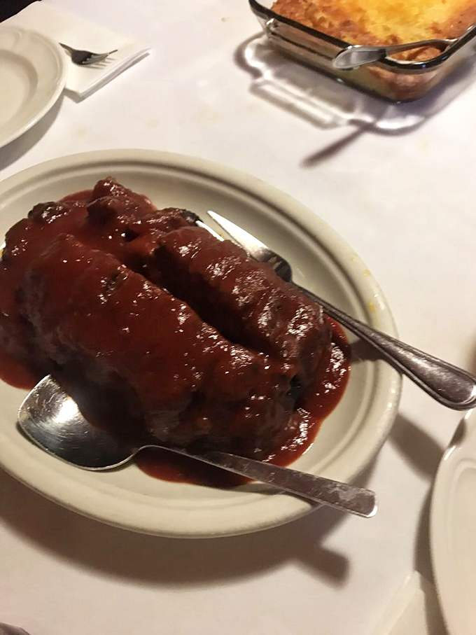 This isn't just meatloaf&mdash;it's a saucy masterpiece that would make your grandmother simultaneously proud and jealous.