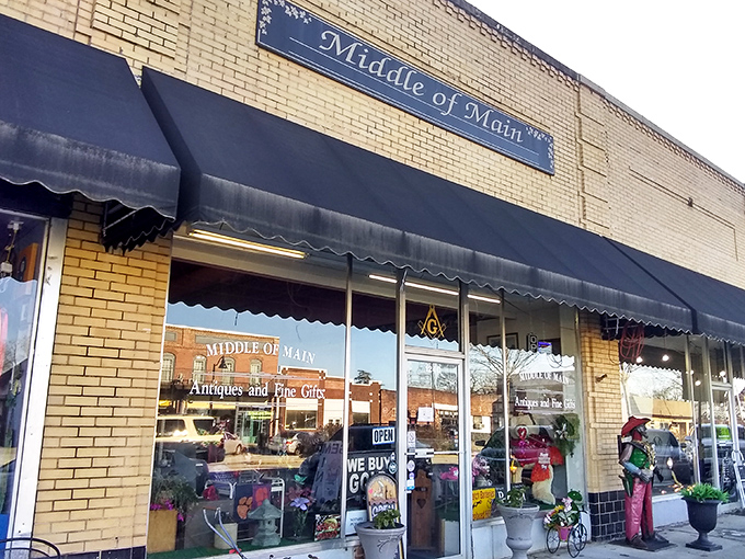 Middle of Main Antique & Gem Mine invites treasure hunters of all ages to discover something special behind those blue awnings.