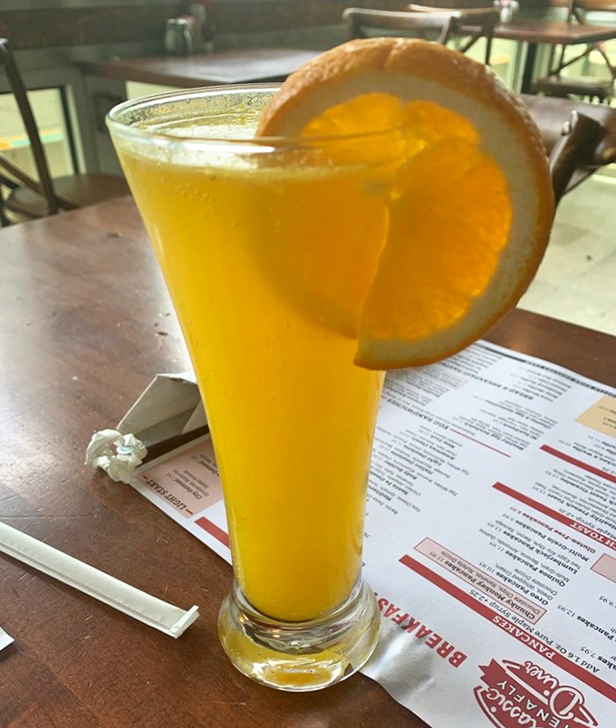 This isn't just orange juice with champagne; it's sunshine in a glass, making "it's 5 o'clock somewhere" completely irrelevant.