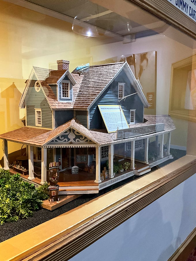 Miniature architectural marvels showcase obsessive attention to detail. This tiny house contains more craftsmanship than some full-sized neighborhoods.