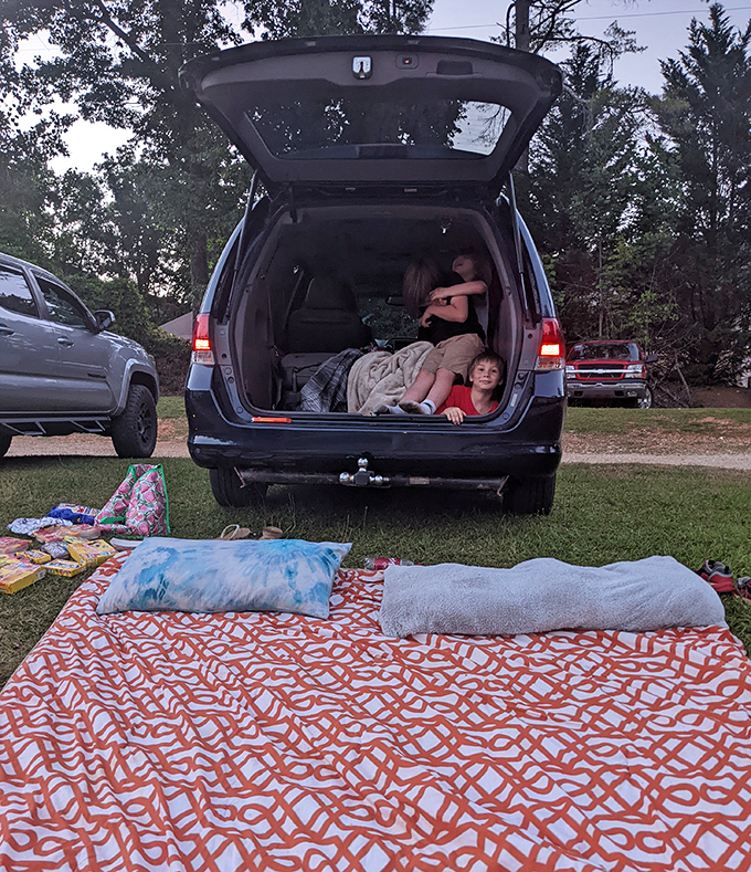 Families settle in for double features with blankets, snacks, and enough memories to last forever.