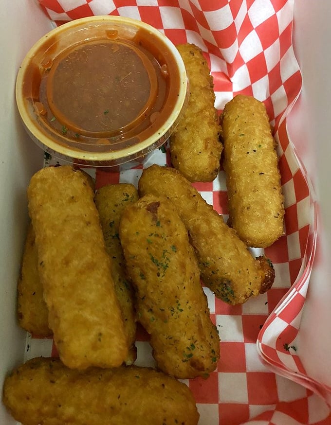 These mozzarella sticks with dipping sauce aren't reinventing the wheel, but when the wheel is this delicious, innovation is overrated.