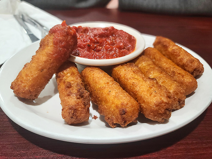 Mozzarella sticks &ndash; the adult version of string cheese that somehow still makes us feel like excited kids.