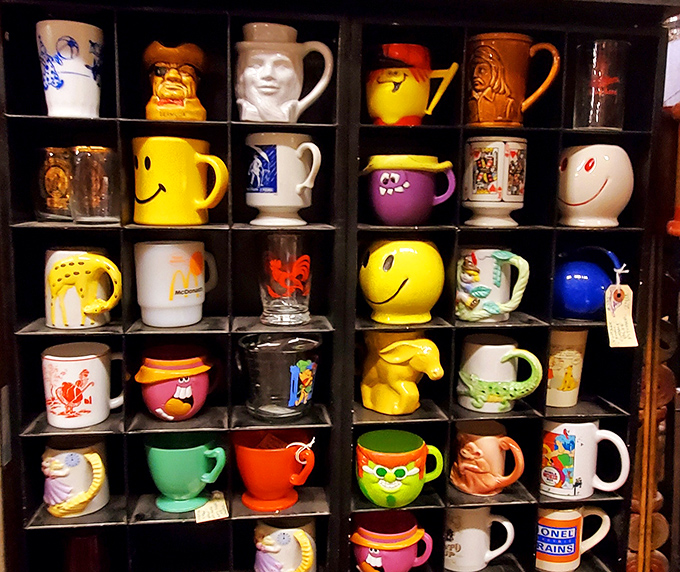 A whimsical collection of mugs that proves personality can indeed be poured into ceramic. That smiley face mug practically guarantees happier mornings!