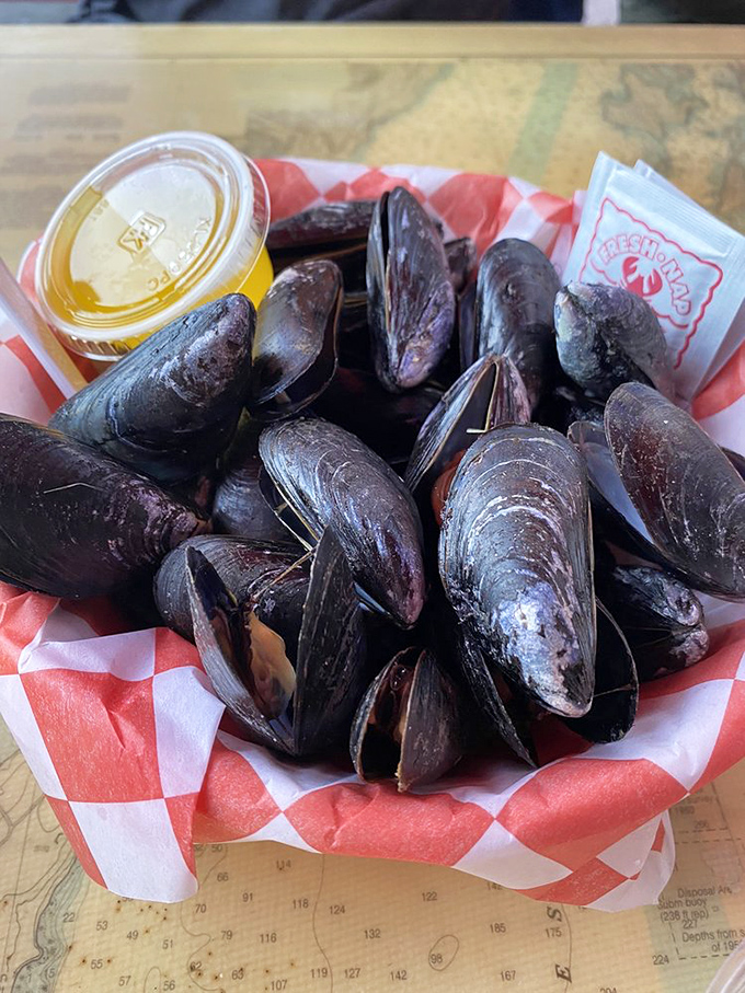 These glistening mussels aren't just shellfish&mdash;they're little black-shelled time machines to the pure essence of the Atlantic.