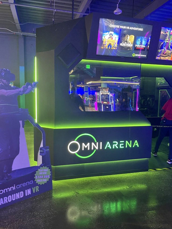 The Omni Arena offers virtual reality adventures where your body becomes the controller and your imagination gets a first-class upgrade to extraordinary worlds.