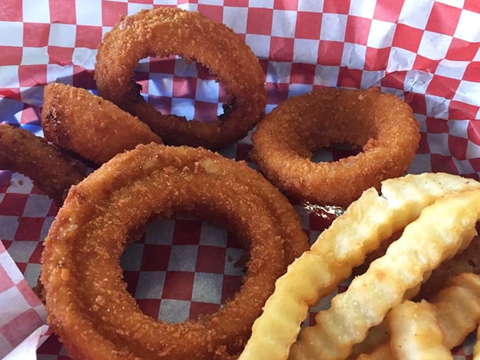 These onion rings aren't just side dishes&mdash;they're golden halos of flavor, fried to that mythical point between crispy and tender that haunts a chef's dreams.