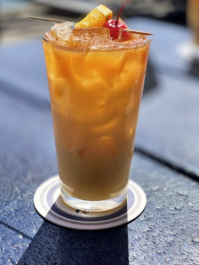 A Painkiller cocktail that lives up to its name&mdash;tropical, potent, and guaranteed to make you forget about your inbox for a few blissful hours.