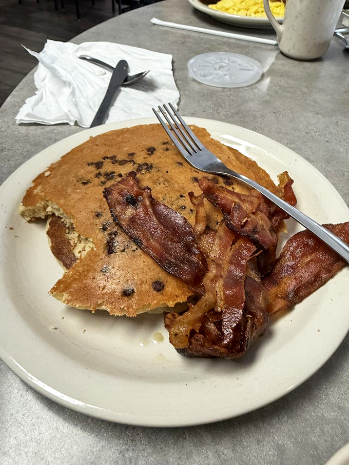 The pancake-bacon alliance has never looked stronger&mdash;a perfect partnership of sweet and savory that makes waking up before noon entirely worthwhile.