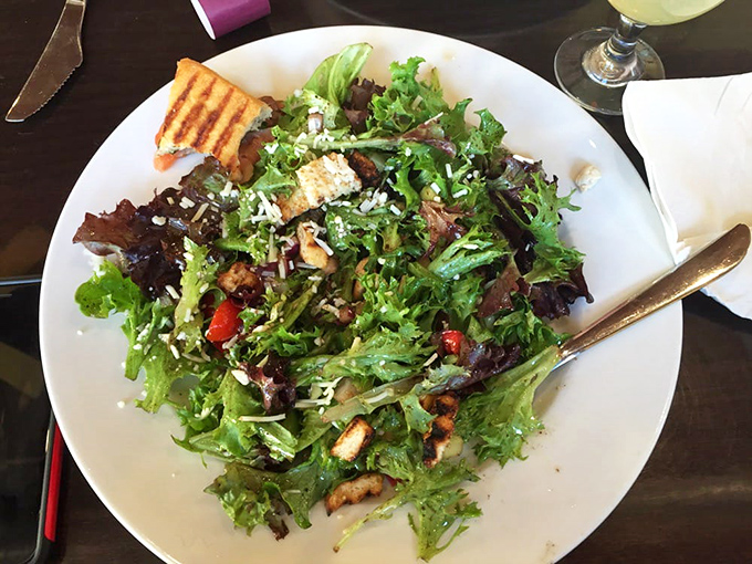 This salad isn't what you eat before the main event&mdash;it IS the main event, with greens that actually taste like something.