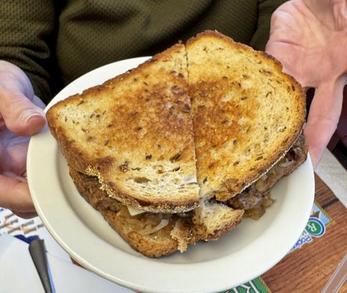 The patty melt: where burger meets grilled cheese in a beautiful union that proves some of the best relationships are the most straightforward ones.