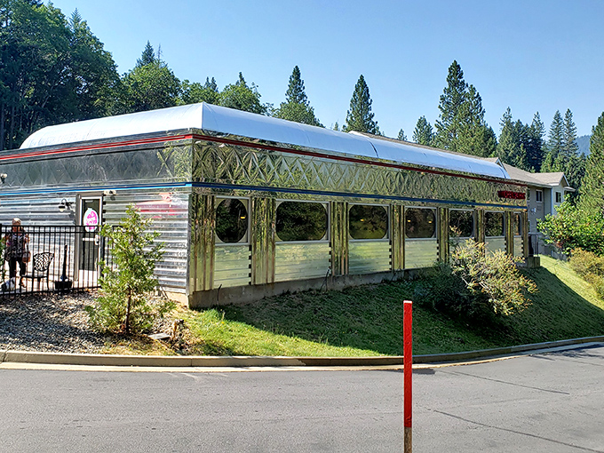 This vintage dining car at Railroad Park Resort gives new meaning to "dinner with a view." Eating in a train without actually going anywhere? Genius!