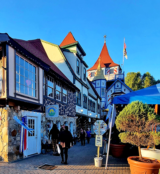 Window shopping along Helen's cobblestone streets becomes an afternoon adventure you didn't know you needed today.