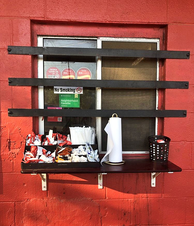 The pick-up window &ndash; that magical portal where your name is called and hunger meets its delicious match.