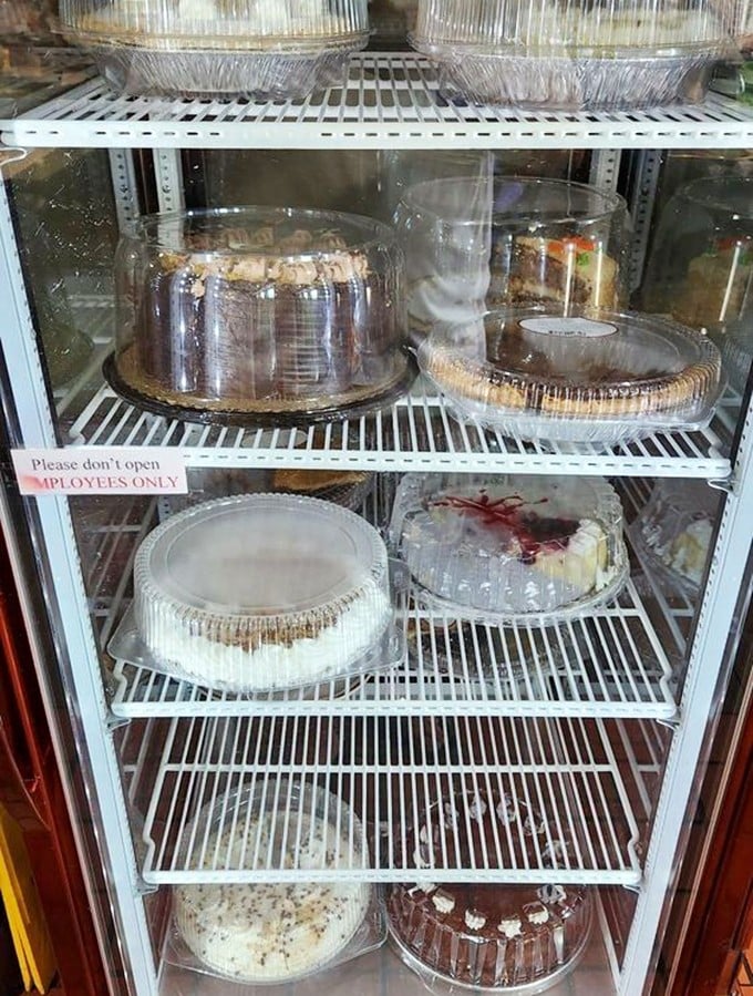 The dessert case&mdash;where willpower goes to die and "I'll just have a bite" becomes the biggest lie you'll tell yourself today.