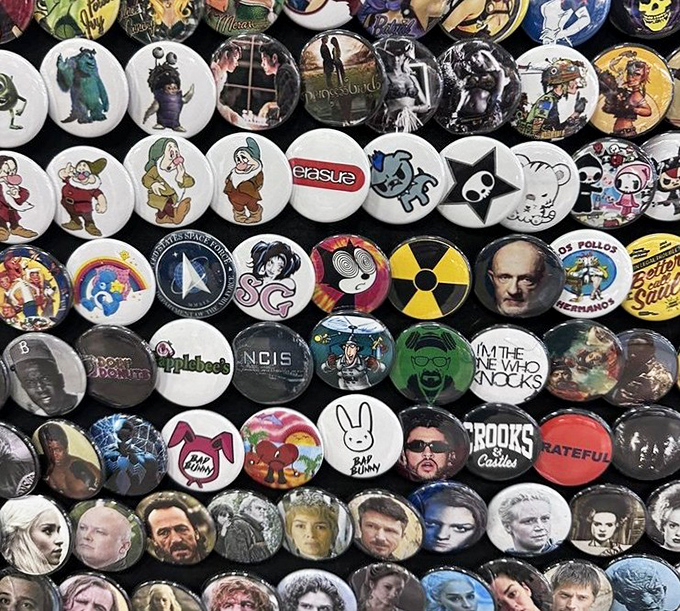 Button, button, who's got the button? Everyone, apparently&mdash;from Snow White's dwarfs to Walter White, all immortalized in pin form.