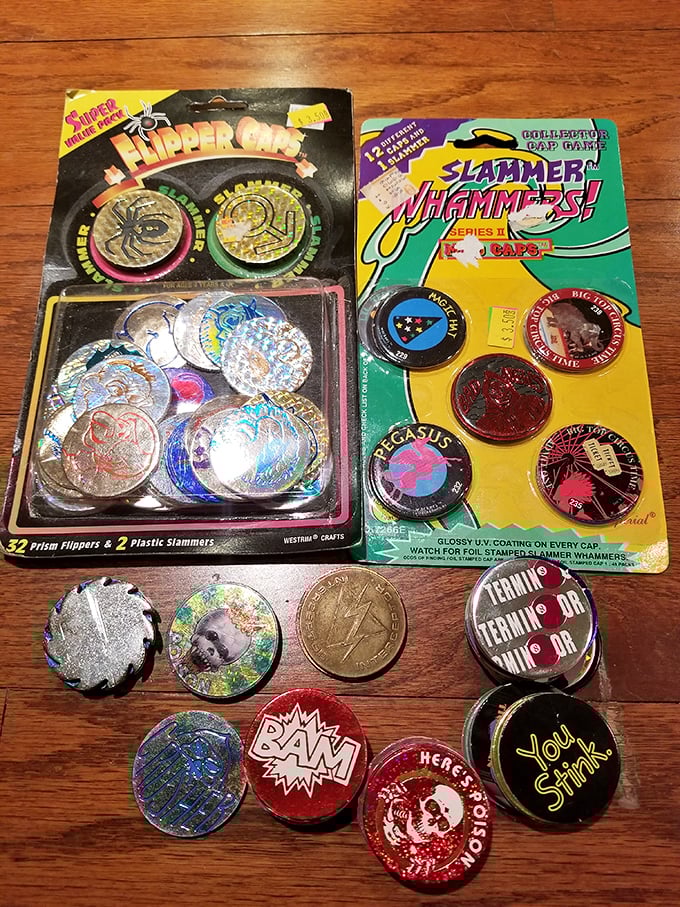 Remember Pogs? These circular time machines will transport any 90s kid straight back to playground trading sessions.
