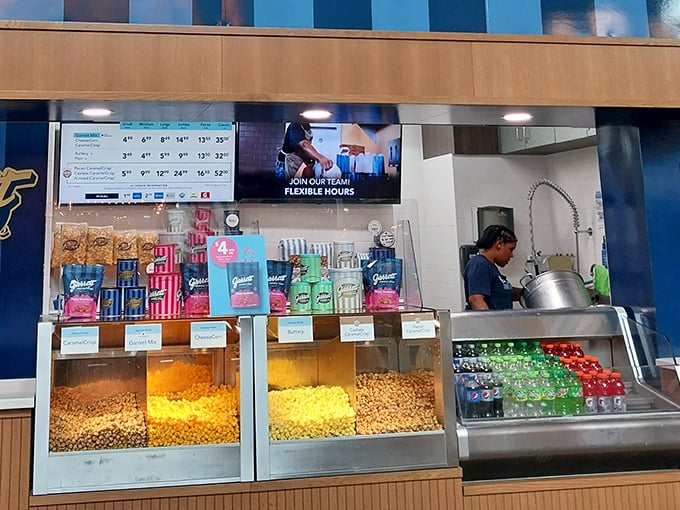 The hypnotic aroma of fresh popcorn wafting through the mall&mdash;nature's way of telling you it's snack time. Resistance is futile.