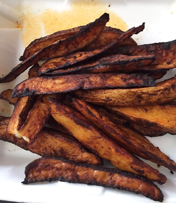 Potato wedges with the kind of char that makes French fries jealous. These aren't sides—they're main events in disguise.