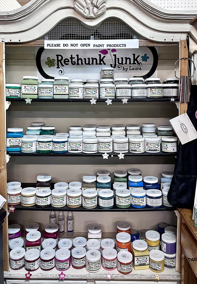 Rethunk Junk paint products for DIY enthusiasts who want to transform their finds into masterpieces.