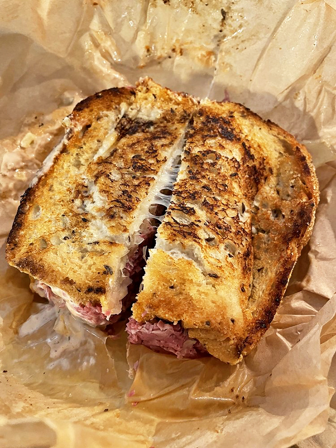 The Reuben sandwich here isn't playing around—grilled to golden perfection with enough pastrami to make New York delis nervously look over their shoulders.