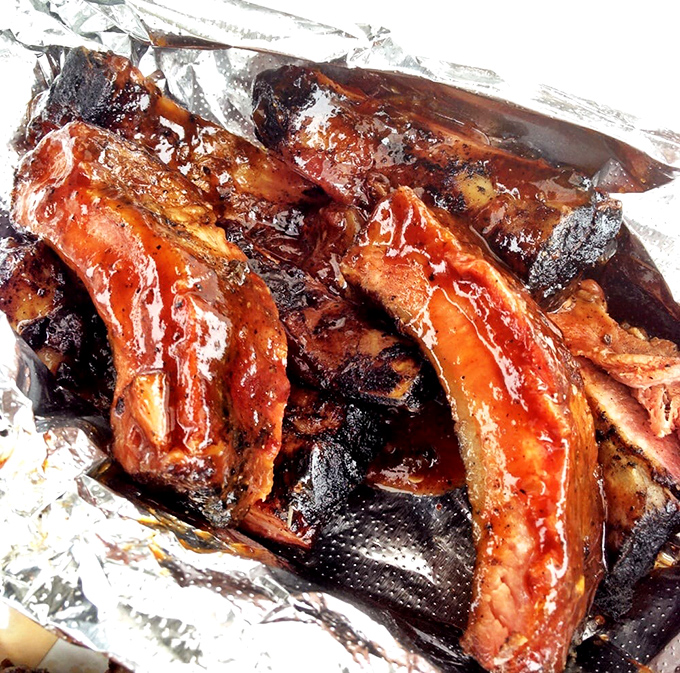 These ribs aren't just falling off the bone&mdash;they're practically jumping into your mouth with that glistening glaze.