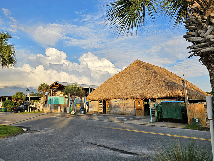 Thatched-roof charm with coastal flair&mdash;this waterfront eatery promises the kind of seafood that makes you reconsider your landlocked existence.