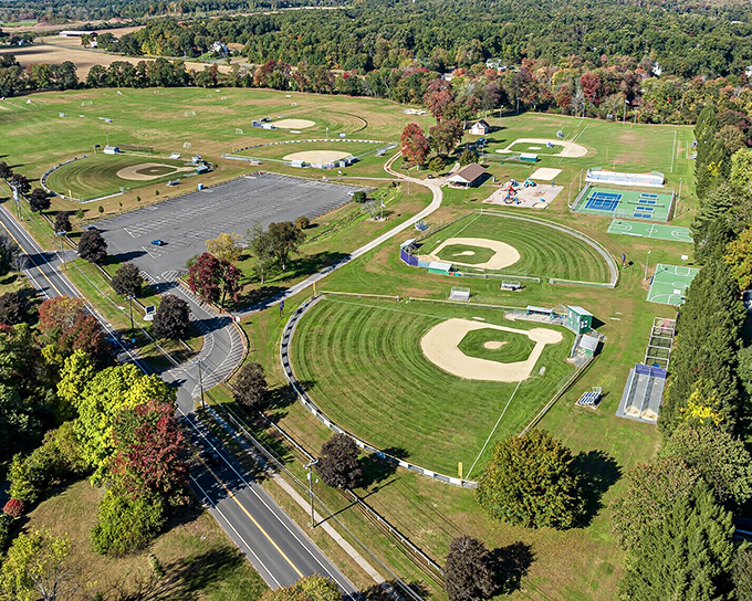 Sports fields that host everything from Little League championships to grandparents pretending they're not competitive at the senior softball tournament.