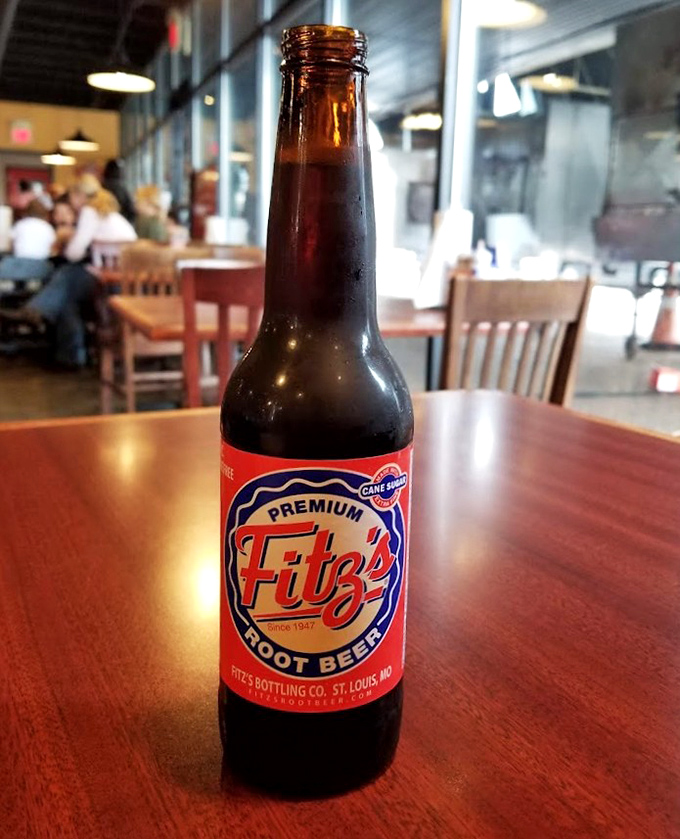 A bottle of Fitz's Root Beer&mdash;the St. Louis soda that cuts through rich barbecue like a sweet, bubbly palate cleanser.