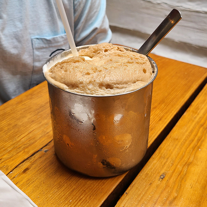 Root beer floats that transport you back to simpler times when calories didn't count.