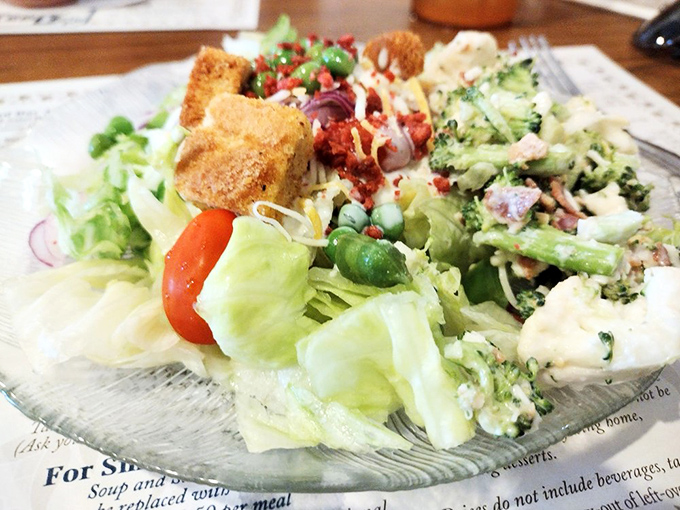 A salad that doesn't apologize for being a salad&mdash;crisp, colorful, and substantial enough to satisfy without making you feel like you're punishing yourself.