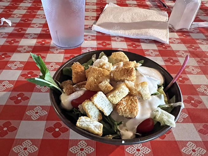 A salad that knows its role&mdash;not the star of the show, but a fresh, crunchy opening act before the meaty main event.