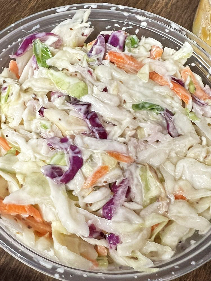Coleslaw that actually deserves a place at the BBQ table&mdash;crisp, fresh, and the perfect cool counterpoint to all that smoky meat magic.