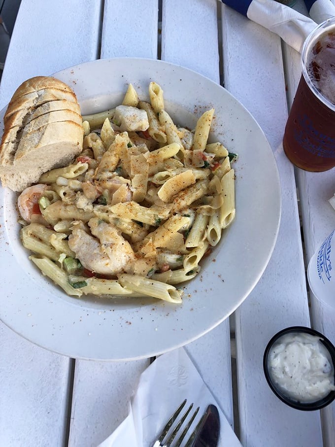 Seafood pasta that doesn't whisper "I'm from the ocean" &ndash; it belts it out like Aretha Franklin demanding R-E-S-P-E-C-T.
