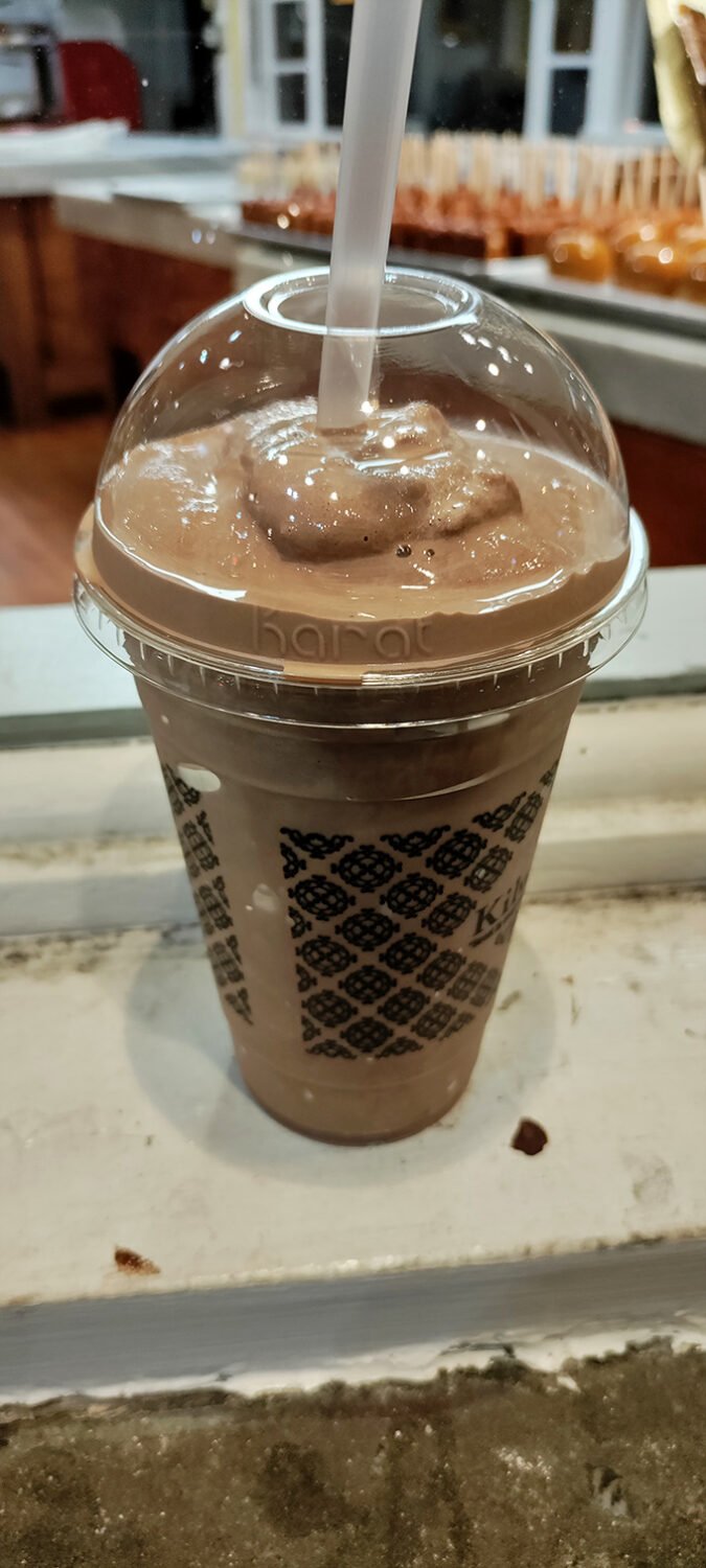 A milkshake so thick it laughs at straws. This isn't a drink &ndash; it's a commitment to happiness in a cup.