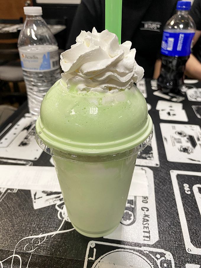 This isn't just a milkshake&mdash;it's architecture in dessert form. That whipped cream crown deserves its own Pennsylvania zip code.