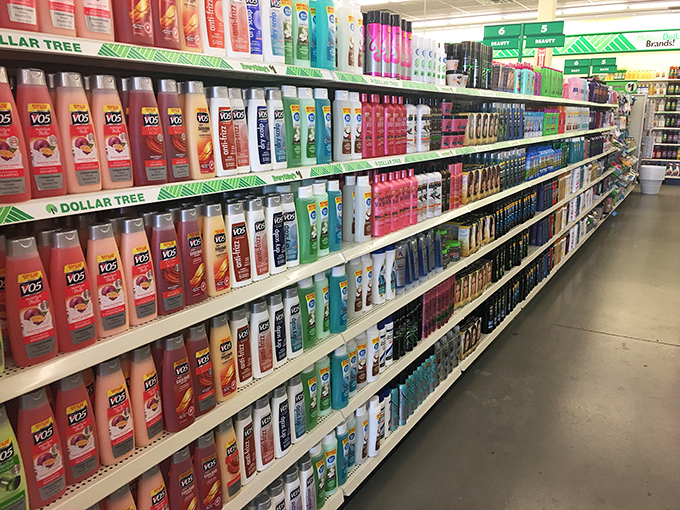 The shampoo aisle rivals any drugstore with its colorful array of name-brand hair products. Clean hair shouldn't cost a fortune!