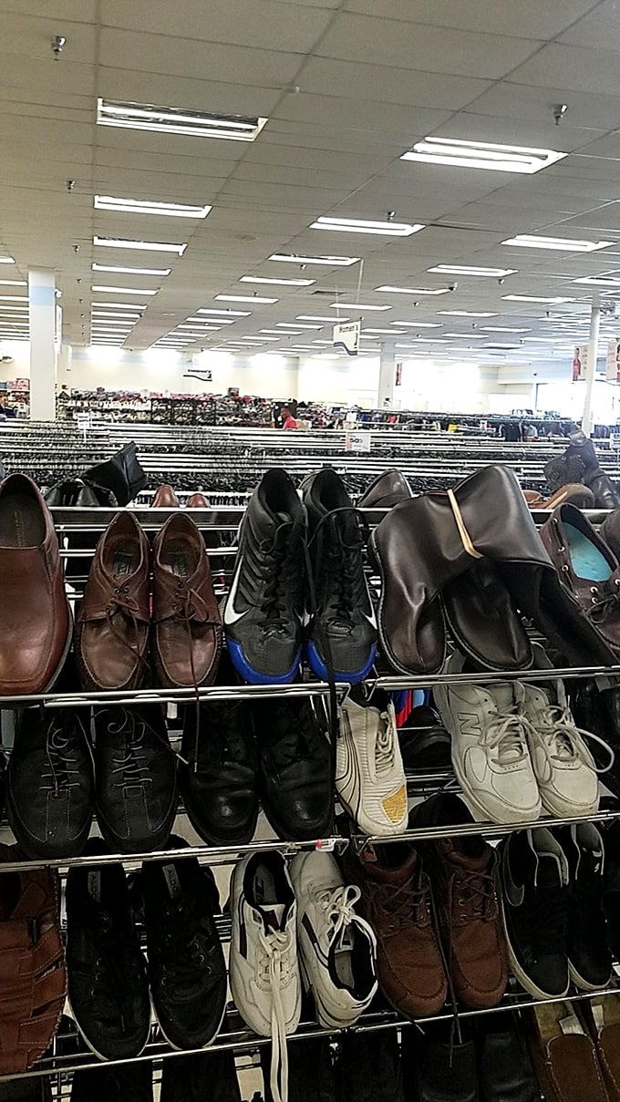 Shoes lined up like eager contestants on a reality show, each hoping to be your perfect match.