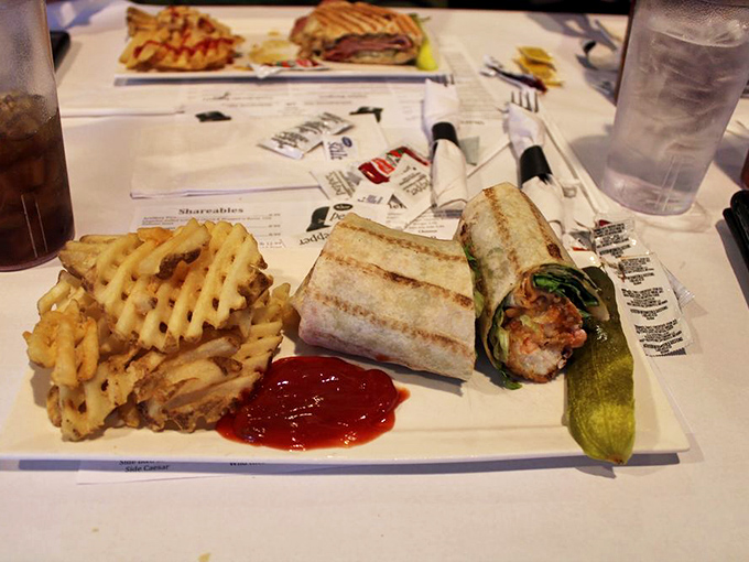 A wrap that manages to be both portable and impressive &ndash; proof that good things come in packages that don't require a knife and fork.