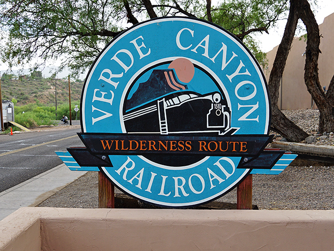 The railroad's distinctive logo captures the essence of this wilderness journey&mdash;where rails and nature create the perfect partnership.