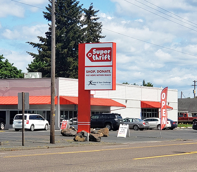 "Shop. Donate. Put Hope Within Reach." The store's mission statement reminds us that retail therapy can actually be therapeutic for communities.