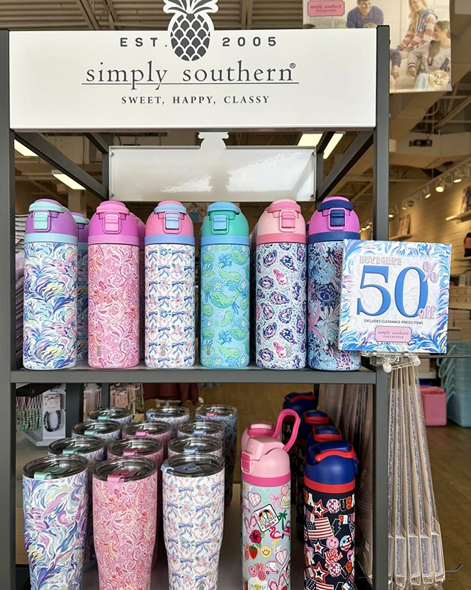 Simply Southern's colorful tumblers promise to keep your sweet tea cold while announcing your Southern credentials to everyone at the PTA meeting.