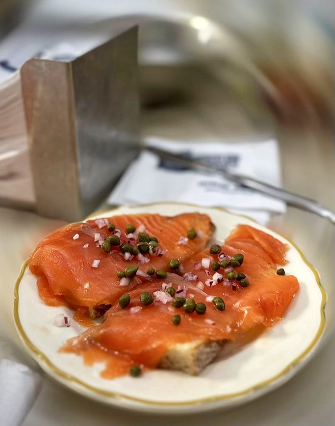 Smoked salmon with capers and red onion &ndash; silky, smoky perfection on a plate. Sometimes the classics remain undefeated for good reason.