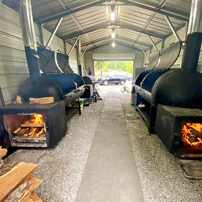 The smokers working harder than your uncle at an all-you-can-eat buffet, and with better results.